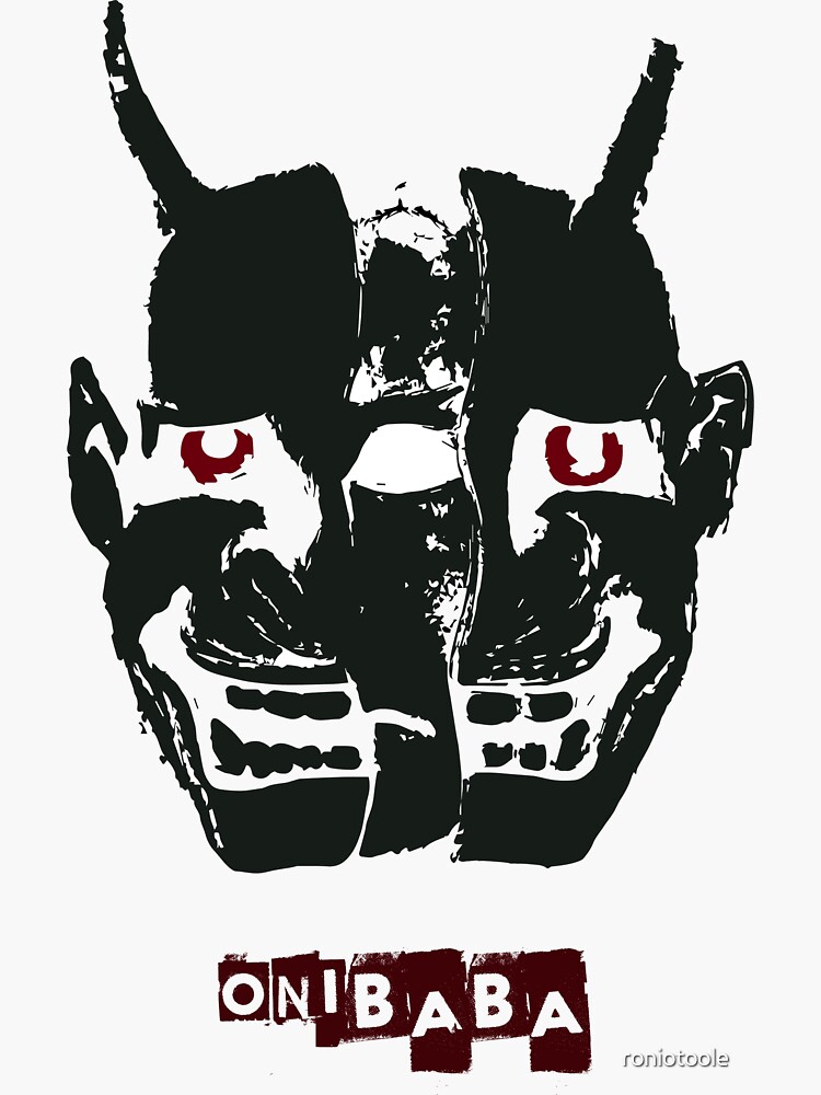 "Onibaba" Sticker for Sale by roniotoole | Redbubble