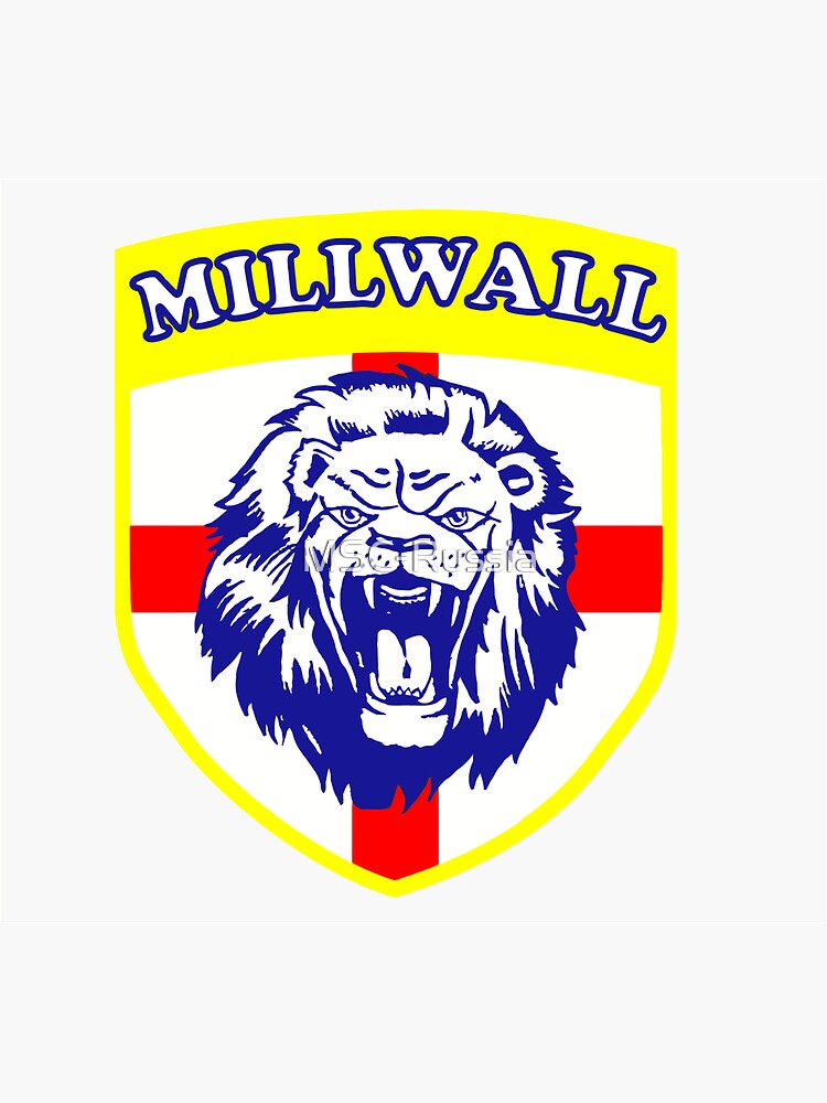 "Millwall Lion" Sticker for Sale by MSC-Russia | Redbubble