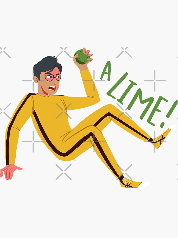 "Taskmaster Phil Wang - A Lime" Sticker for Sale by Sanpape | Redbubble