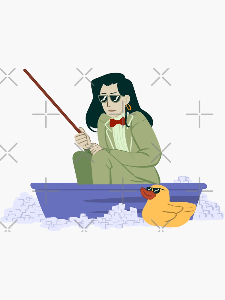 "Taskmaster Aisling Bea- In A Boat" Sticker for Sale by Sanpape | Redbubble