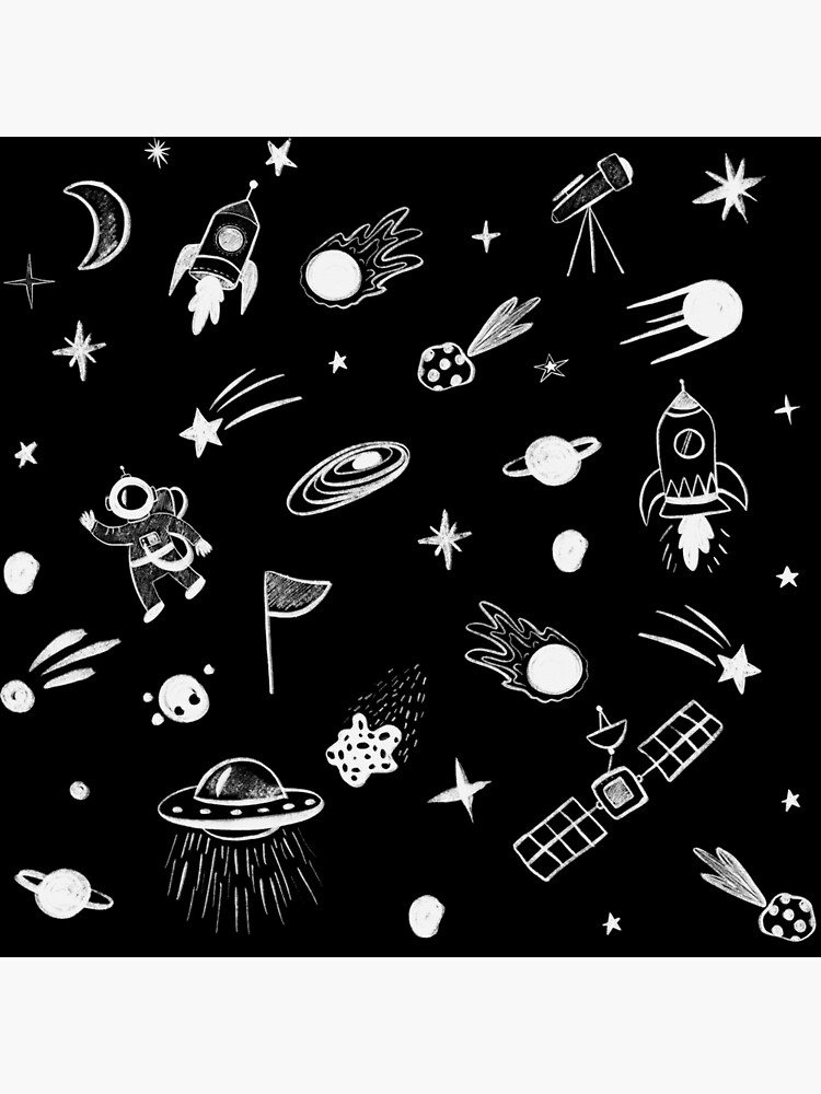 "Scattered Space- Free Space in Outer Space" Poster for Sale by ...