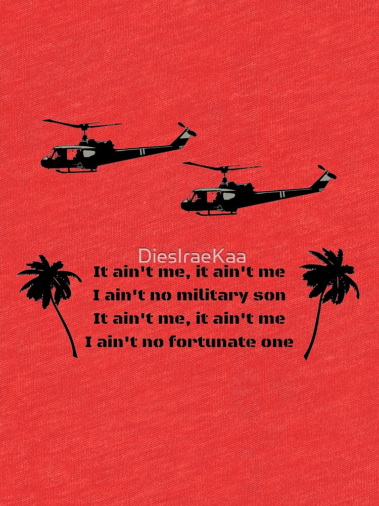 "CCR Tribute - Fortunate Son" Tri-blend T-Shirt by DiesIraeKaa | Redbubble