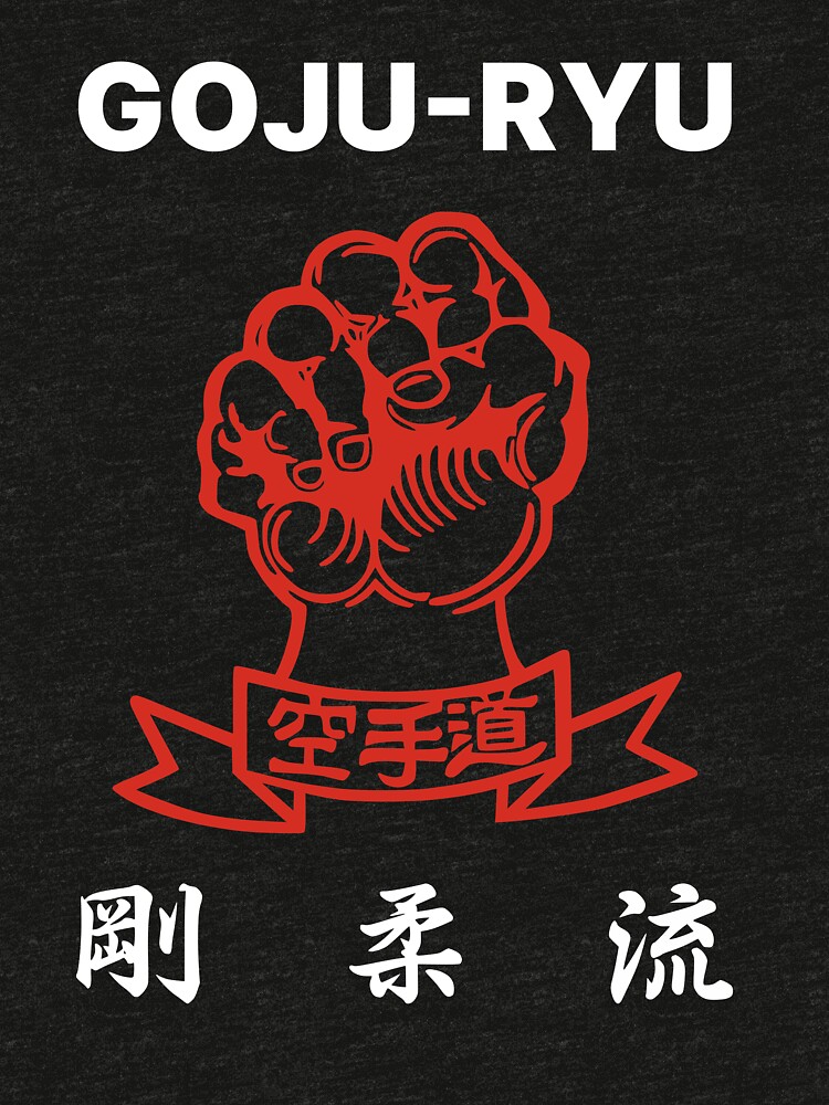 "GoJu-Ryu karate - symbol with kanji" T-shirt by KarateDoMWOL | Redbubble