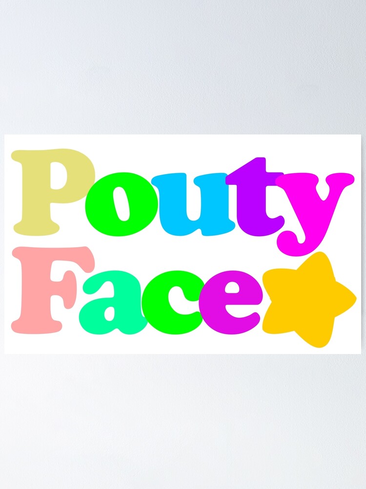 "Addison Rae, Merchandise, For You, i LOVE YOU, pOUTY fACE" Poster by ...