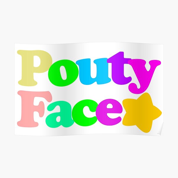 "Addison Rae, Merchandise, For You, i LOVE YOU, pOUTY fACE" Poster by ...