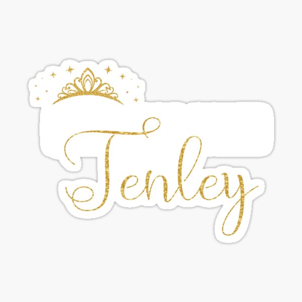 "Queens Are Named Tenley Personalized First Name Girl design" Sticker ...