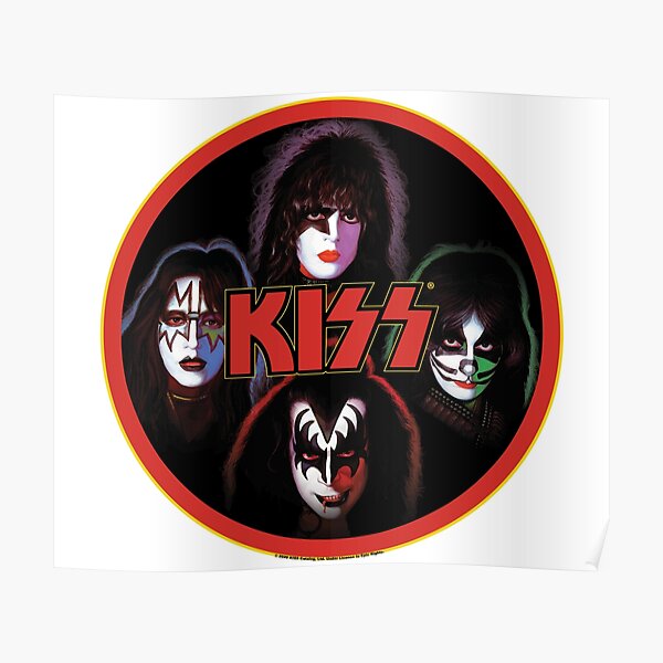 "KISS All Members - Vector Logo" Poster by crimsontreasure | Redbubble