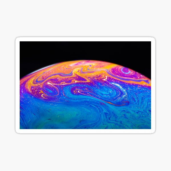 "Soap Bubble Close Up" Sticker for Sale by philippemx | Redbubble