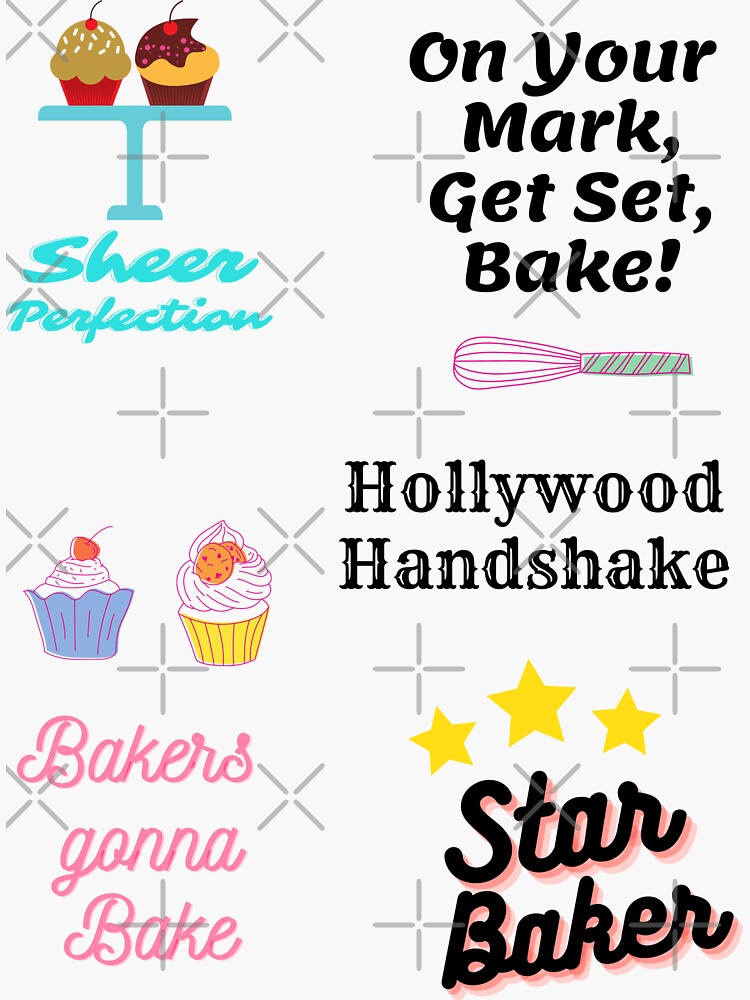 "Great British Bake Off Quotes collection" Sticker for Sale by Dynamic ...