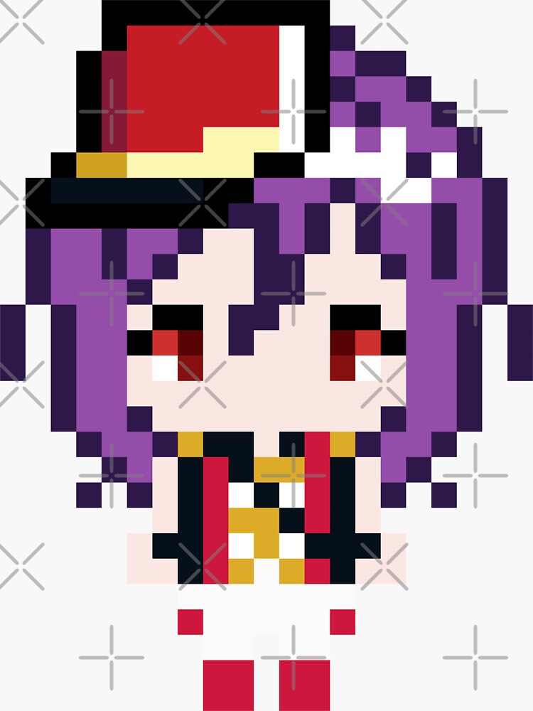 "Bang Dream ! Hello Happy World Kaoru Seta pixel art" Sticker for Sale ...