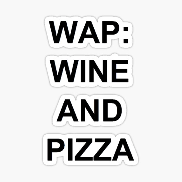 "WAP" Sticker by banabananaz | Redbubble