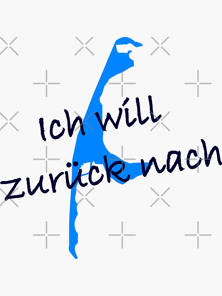 "Sylt island saying" Sticker for Sale by ChrissiCreation | Redbubble