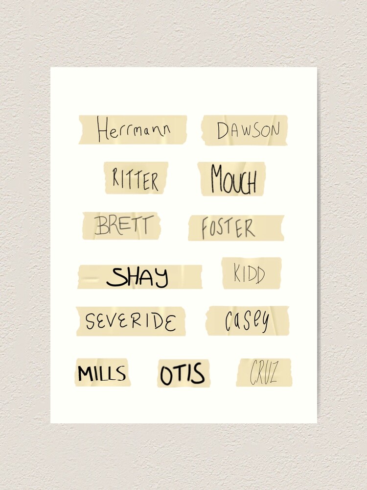 "Chicago Fire Locker Lables - Sticker pack" Art Print by opmahoney ...