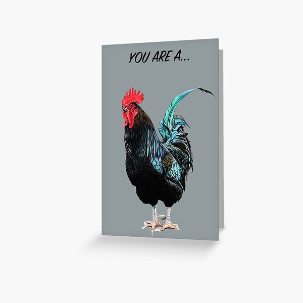 "RUDE COCKEREL SLOGAN - COCKEREL SLOGAN - COCKEREL - COCKEREL FUNNY ...