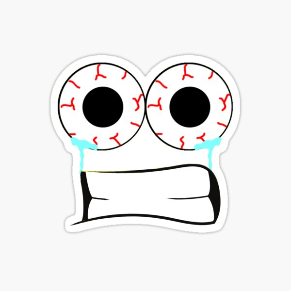 " Loudly Crying Face" Sticker for Sale by MoodXT | Redbubble