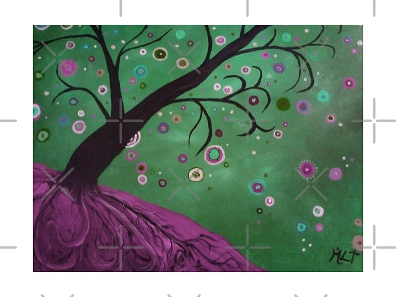 "Magical Mystical Tree Purple" by manderlaydreams | Redbubble