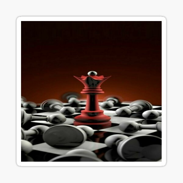 "Chess Checkmate design" Sticker for Sale by Paulson013 | Redbubble