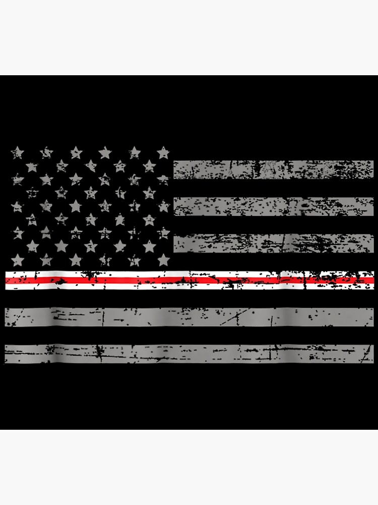 "Thin Red Line Nurse Flag Nurse Appreciation Gift" Art Print by ...