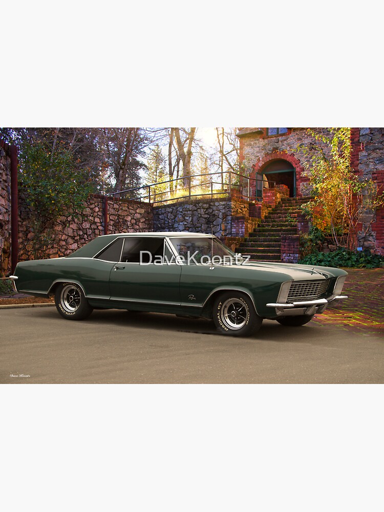 "1965 Buick Riviera" Sticker for Sale by DaveKoontz | Redbubble