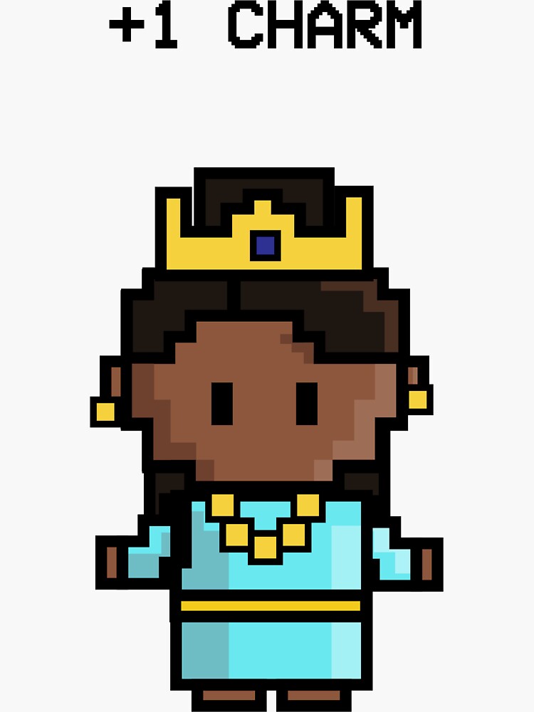 "8bit Queen Esther" Sticker by kybeaty | Redbubble