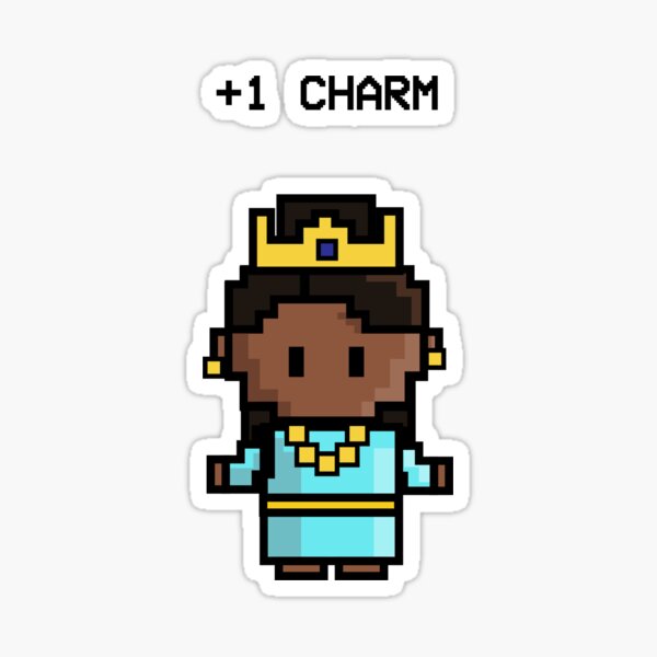 "8bit Queen Esther" Sticker by kybeaty | Redbubble