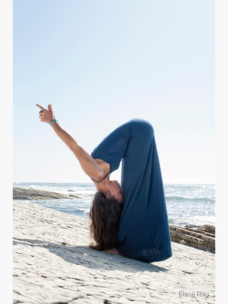 "Beautiful Woman In Seashell Pose" Poster for Sale by ElenaRay | Redbubble