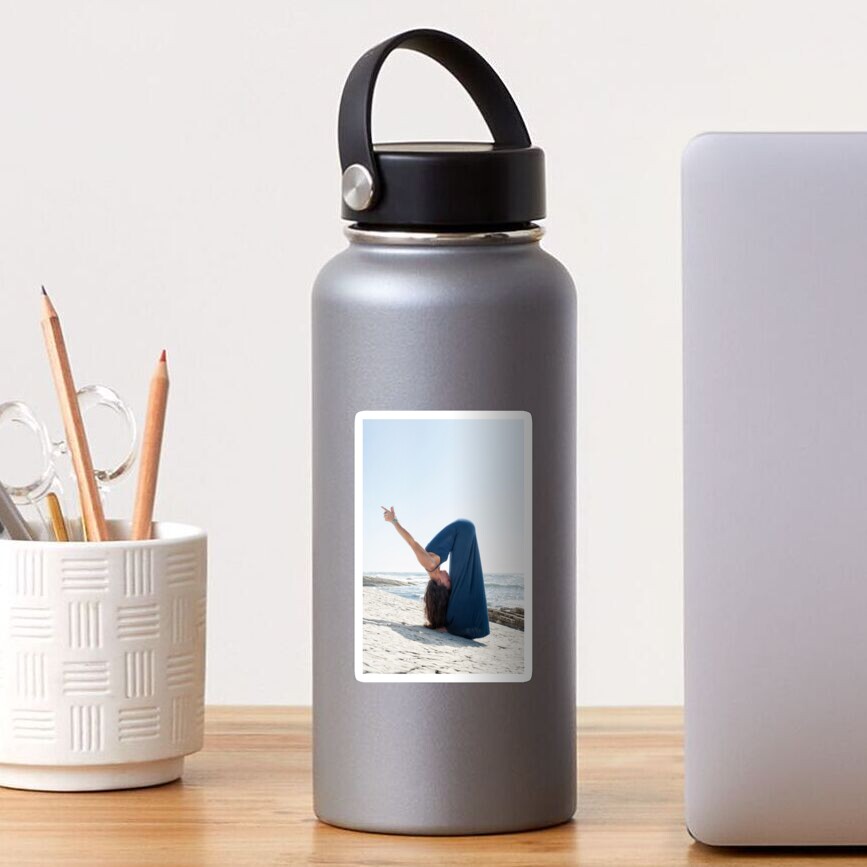 "Beautiful Woman In Seashell Pose" Sticker by ElenaRay | Redbubble