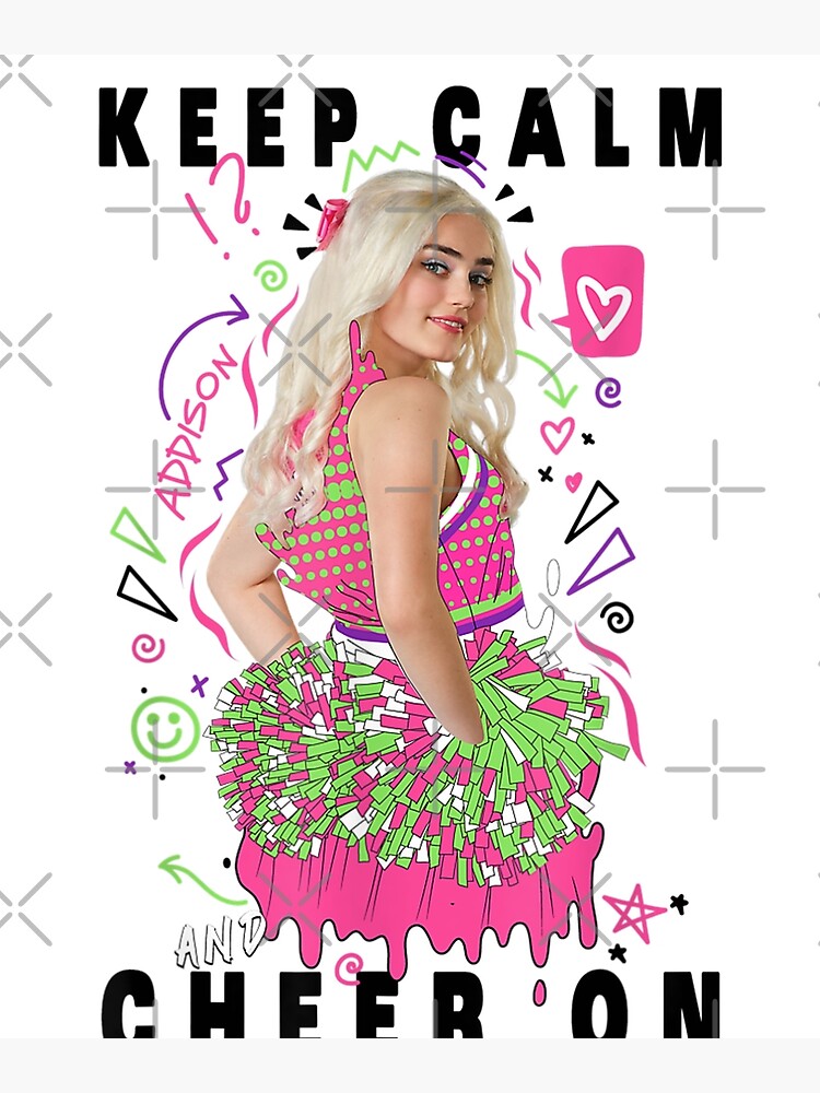 "Zombies 2 Addison Keep Calm and Cheer On " Poster for Sale by LiuPing ...