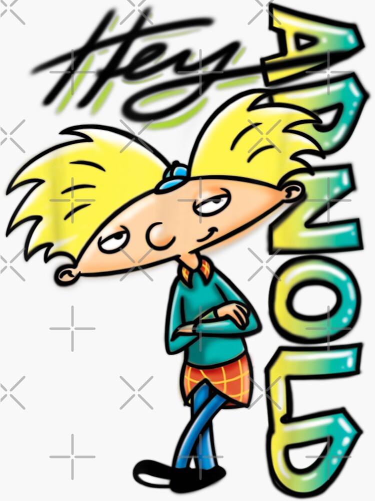 Pegatina «Nickelodeon Hey Arnold Character Grafitti Logo» de ...