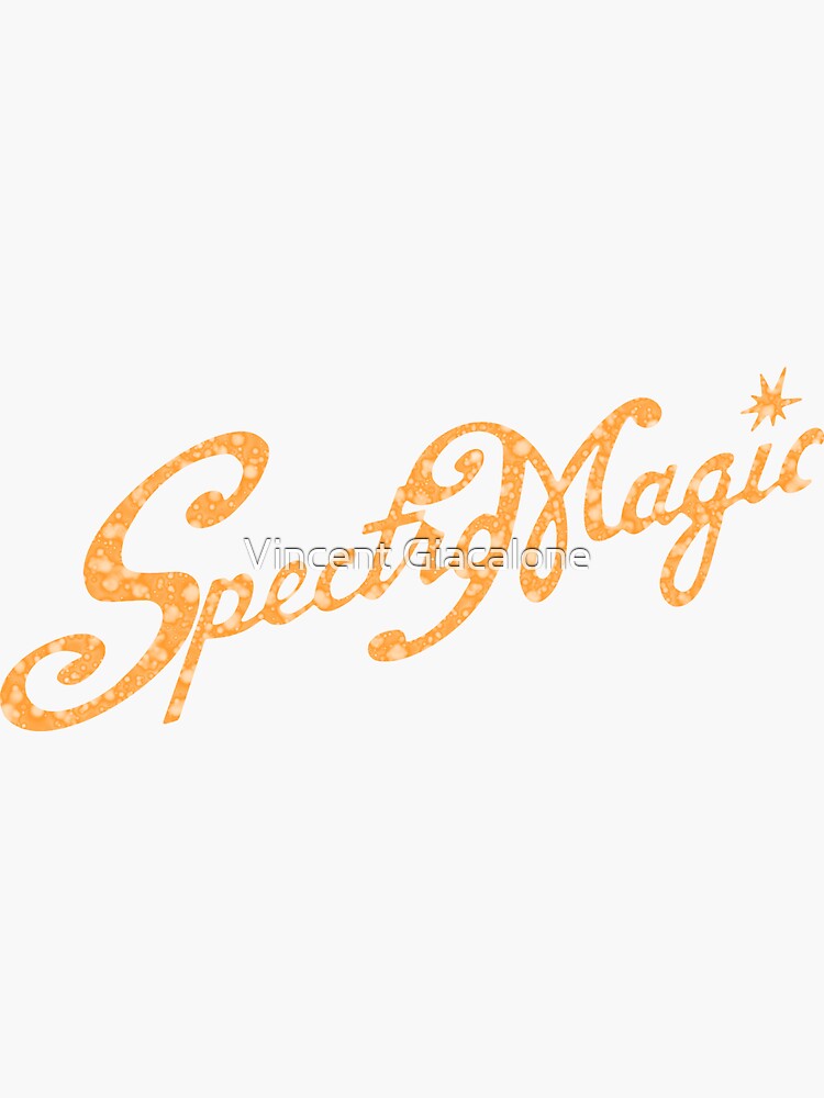 "SpectroMagic (Gold)" Sticker for Sale by vinstoncup | Redbubble