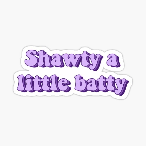 "Shawty" Sticker by NadyaNaidenova | Redbubble