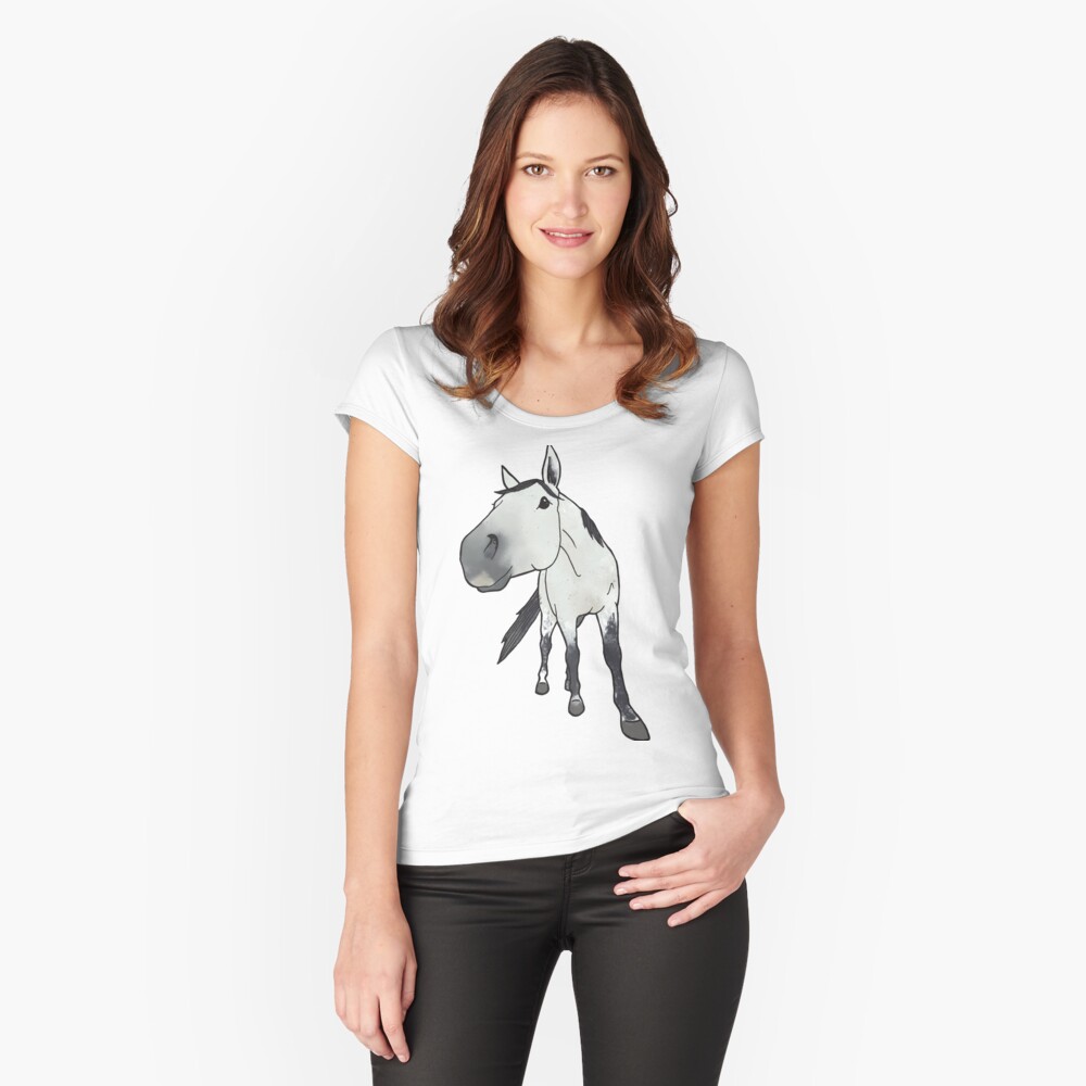 "Artex - Grey Quarter Horse" Sticker for Sale by HowdyDoodles | Redbubble