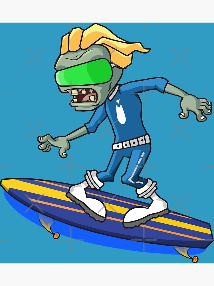 "Plants vs Zombies - Space Surfear" Poster for Sale by joseluislopez ...