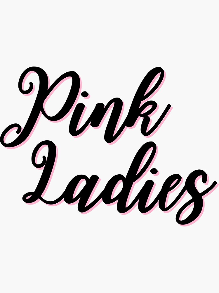 "Pink Ladies" Sticker by m95sim | Redbubble