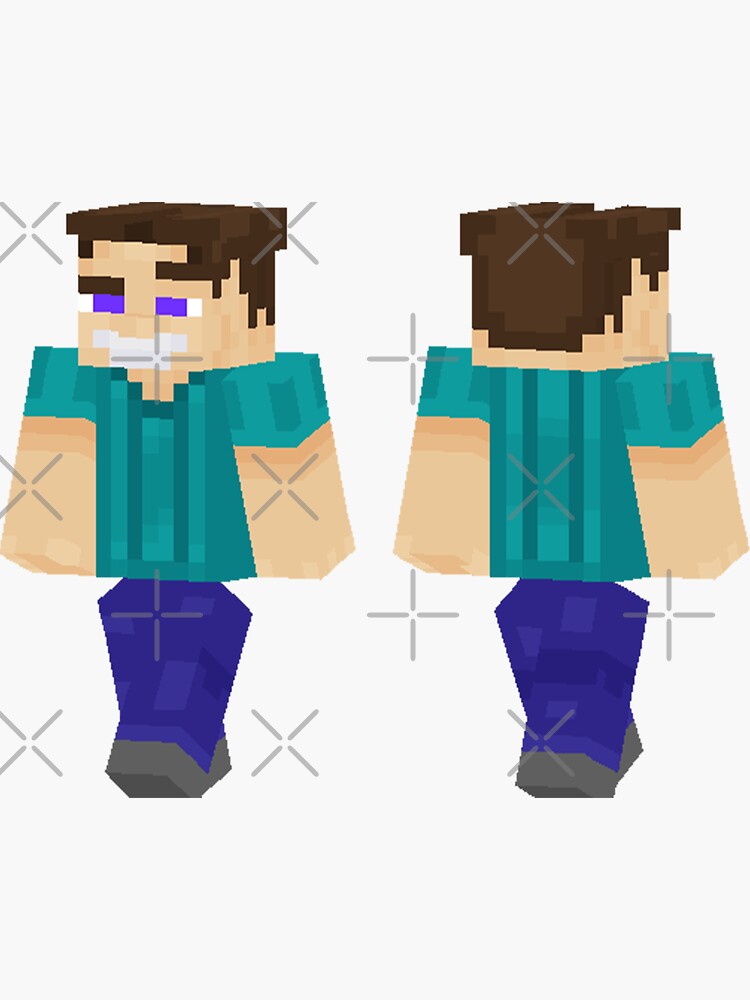 "Grotesque Steve skin high quality " Sticker by Geempah | Redbubble