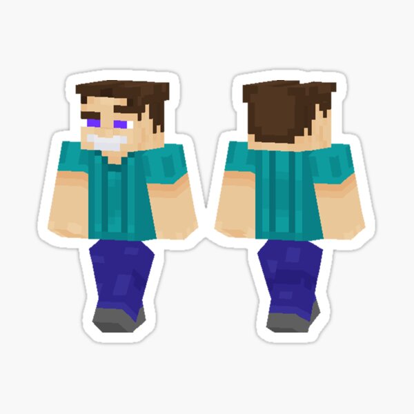 "Grotesque Steve skin high quality " Sticker by Geempah | Redbubble