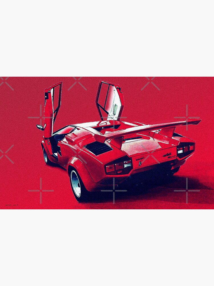 "Countach" Poster by Alt_ Illustrations | Redbubble