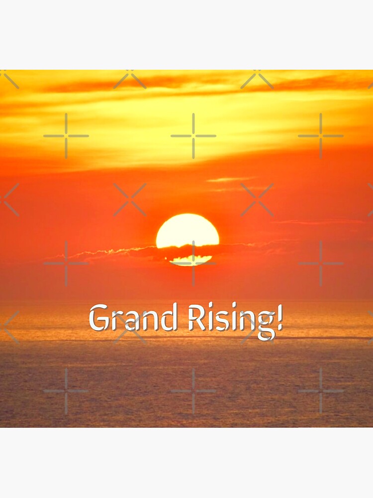 "Grand Rising Sun" Poster by arie0226 | Redbubble