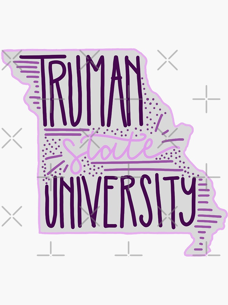 "Truman State Missouri Outline" Sticker for Sale by tatumgraham | Redbubble
