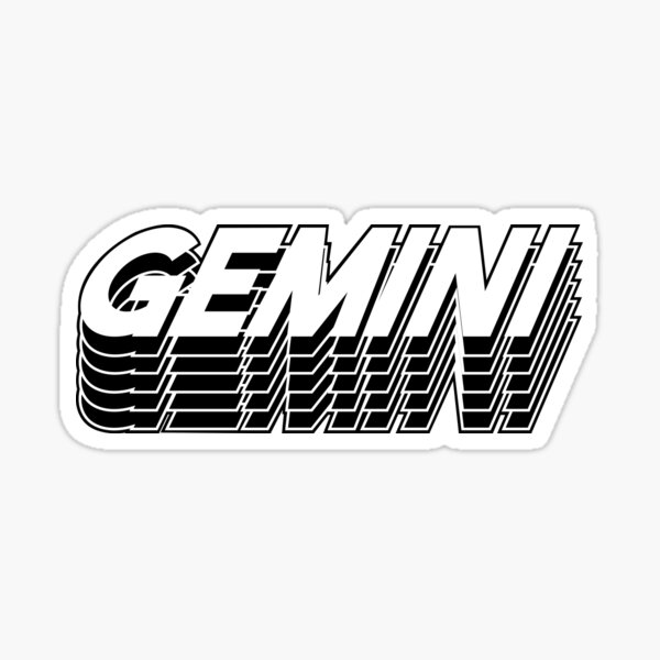 "Gemini Horoscope Zodiac Sign" Sticker for Sale by spookysaph | Redbubble