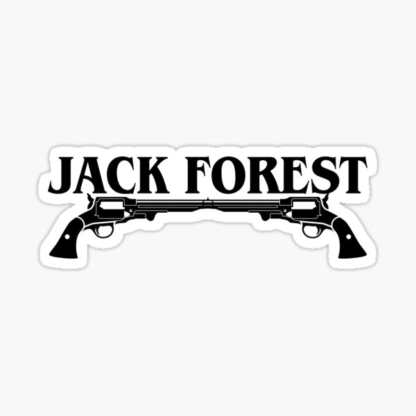 "Jack Forest Logo" Sticker for Sale by ereyeshorror | Redbubble