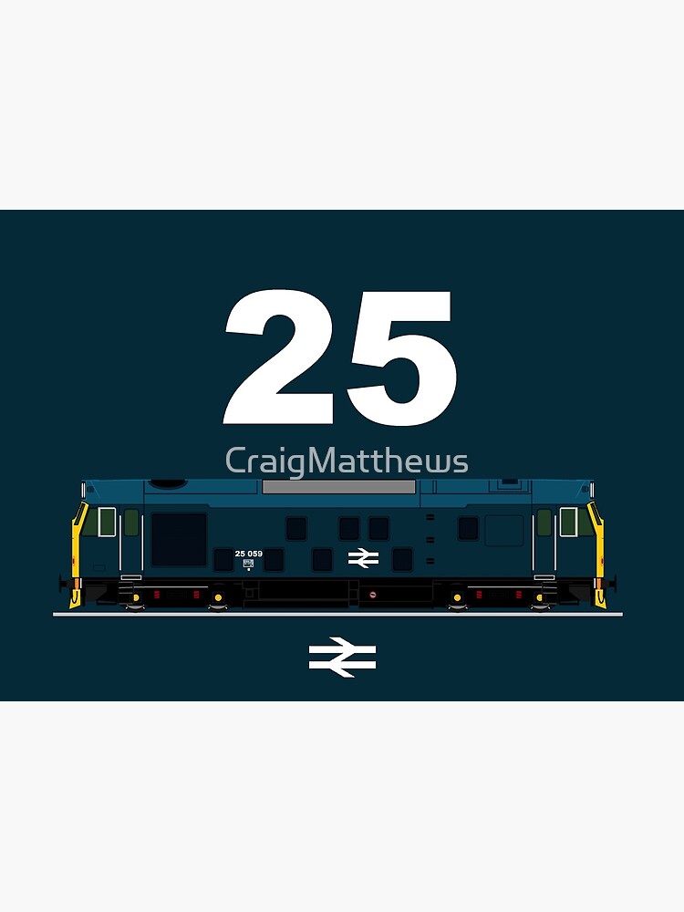 "BR Class 25 locomotive" Poster for Sale by CraigMatthews | Redbubble