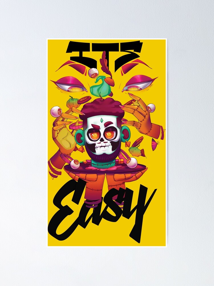 "itsEASY HALLOWEEN "BLACK"" Poster for Sale by itsEasy- | Redbubble