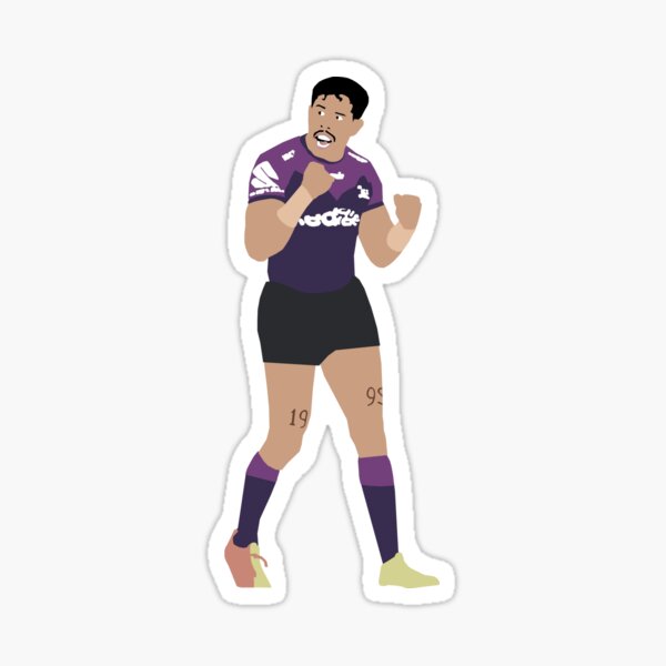 "Josh Addo Carr Melbourne Storm NRL 2" Sticker for Sale by Rhys40 ...