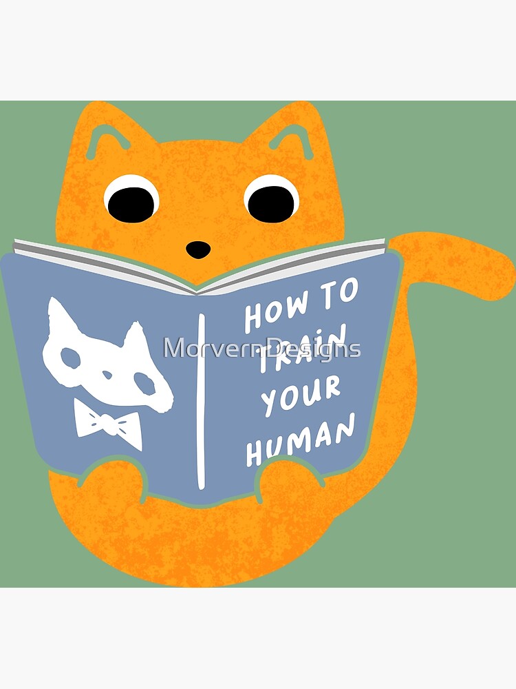 "How To Train Your Human" Poster by MorvernDesigns | Redbubble