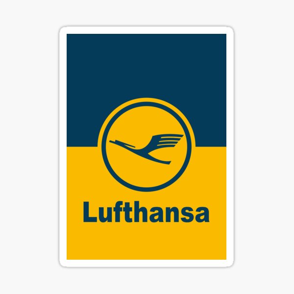 Sticker: Lufthansa Airlines Lufthansa Airlines | Redbubble
