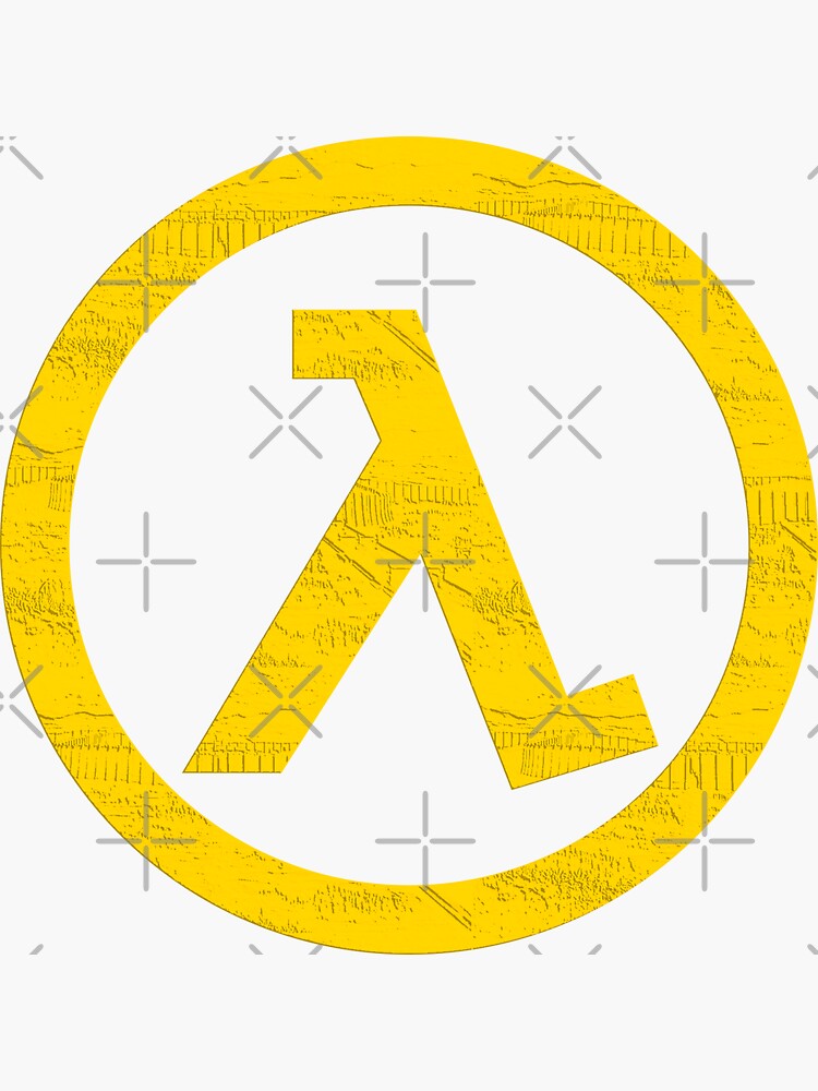 "Half-life" Sticker by LokittyLevi | Redbubble
