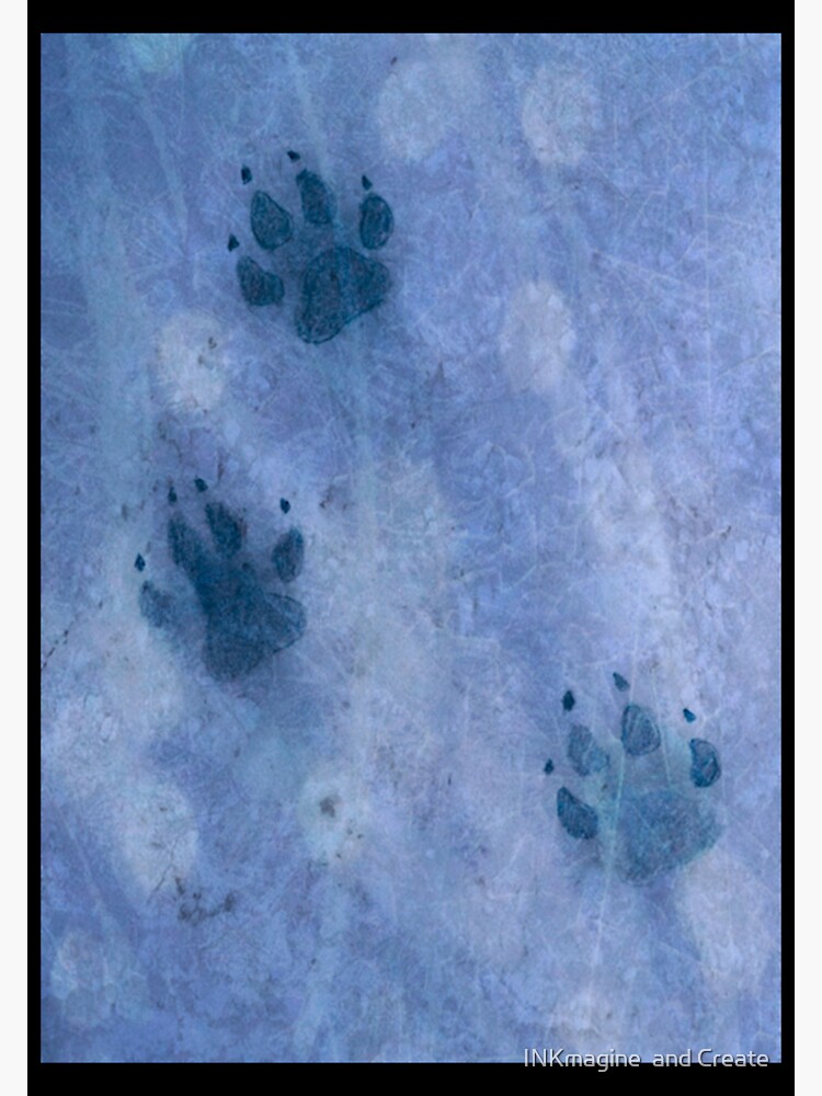 "Wolf Tracks" Sticker by Knyghtshade | Redbubble