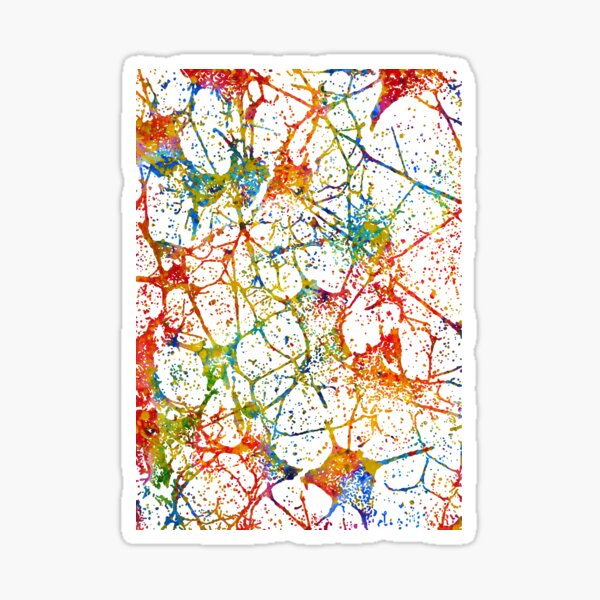 "Neural network" Sticker for Sale by erzebetth | Redbubble