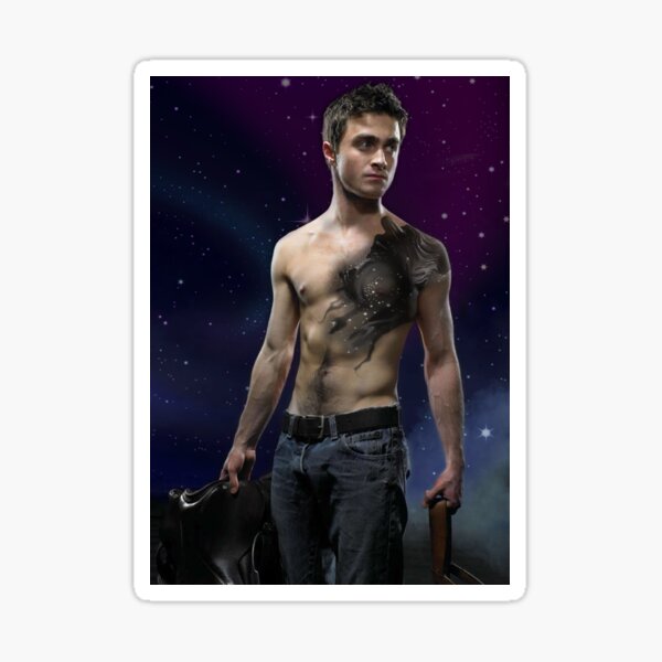 "Daniel Radcliffe Dementor Tattoo Design" Sticker for Sale by ...